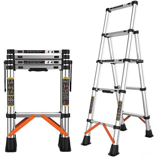PWEchelle Tlescopique Pliante chelle Escabeau Tlescopique en Aluminium chelle Multifonction ...