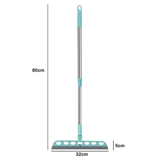 Balai coiffeur,Balai Magique Rotatif en Caoutchouc et Silicone,Brosse de Balayage,Balai à ...