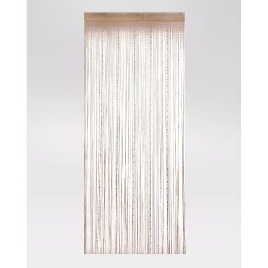 RIDEAUX FILS PERLE 90*240 CM - OR - Cdiscount Maison