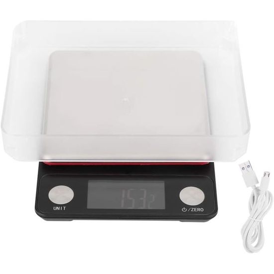 Balance Alimentaire, Balance De Cuisine Rechargeable Par Usb, Balance ...