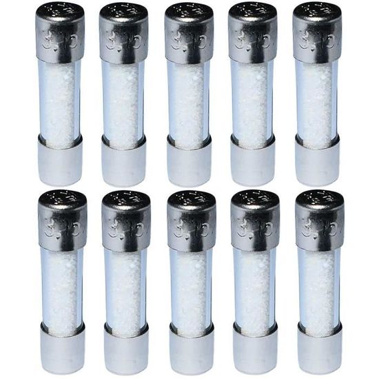 \U2013 C10857-10X Fusibles Semi-Retardés-Semi-Temporisés - En Verre - 3.15A - 250V Ac - 2Cm ...