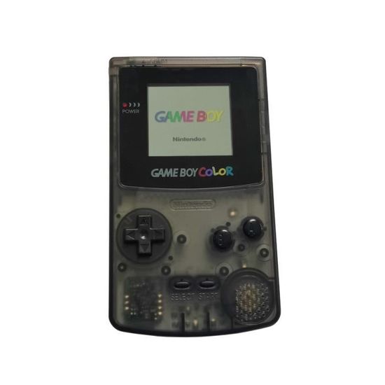 Game Boy Color - Clear Black / Noir Transparent - Cdiscount Jeux vidéo
