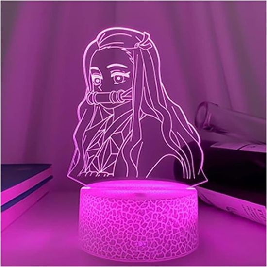 Agatsuma Zenitsu Lampe 3D Illusion Led Tactil Maison Enfant De ...