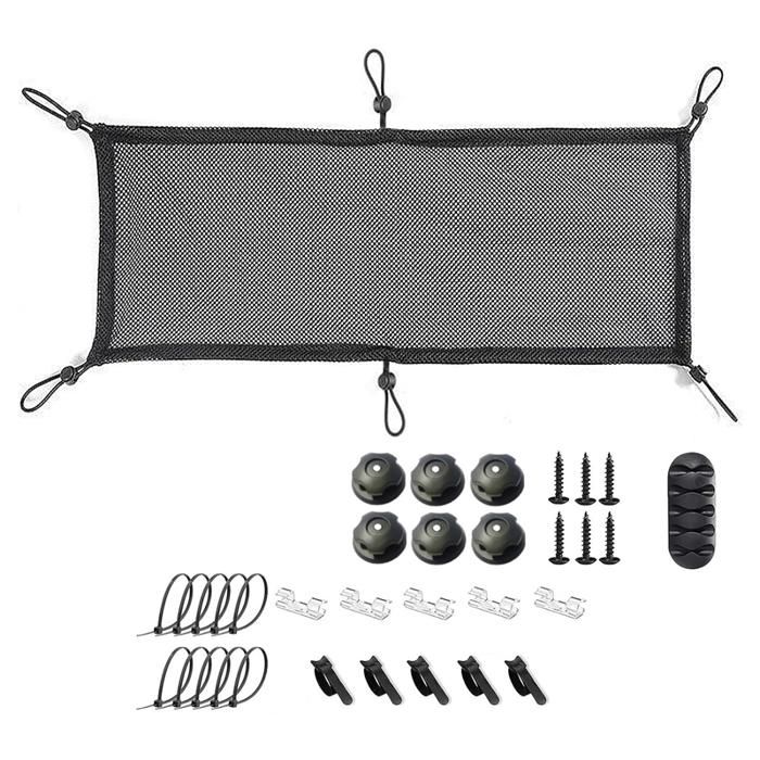 Filet de Gestion des Câbles Sous le Bureau, Organisateur en Maille de ...