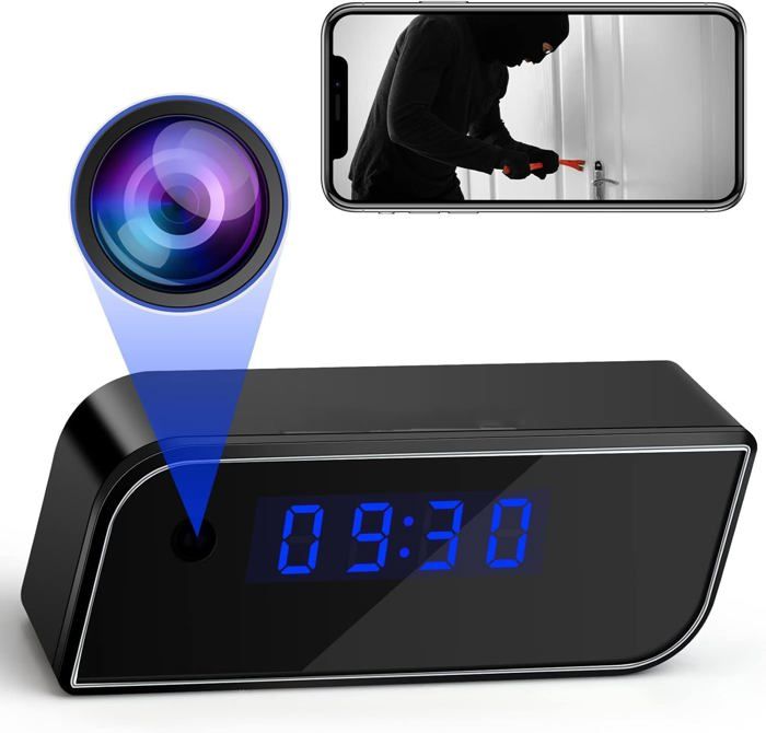 Caméra Espion WiFi 4K/1080P FHD - Vidéo Caché Caméras IP sans Fil ...