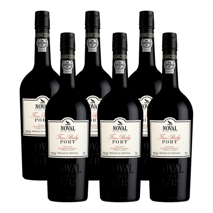 Noval Ruby - Vin de Porto - Lot de 6 - La cave Cdiscount