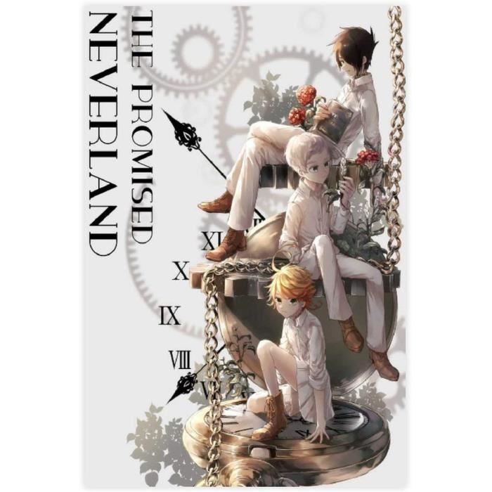 AIMASHI Poster animé The Promised Neverland 2 sur toile - Décoration ...