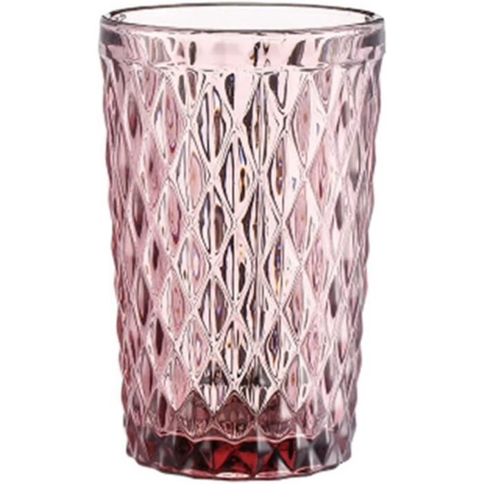 Verres-Verre À Eau Lunettes De Boire Colorées Verres À Vin En Verre ...