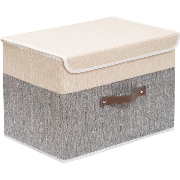 Boîte De Rangement, 45 X 30 X 30 Cm Paniers De Rangement Pliables Avec ...