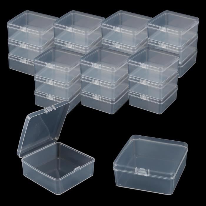 Lot De 30 Petites Boîtes De Rangement En Plastique Avec Couvercle - 85 ...