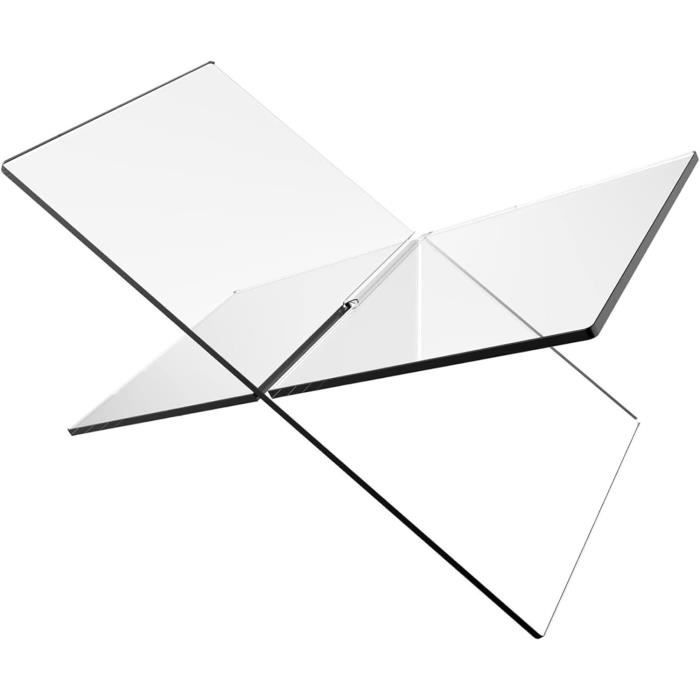 Support de livre 7x4x4 pouces en acrylique pour livres transparents ...