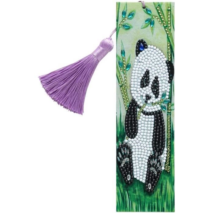 Domybest Marque-page de Peinture au Diamant Bricolage Diamond Painting Marque Page en Cuir ...