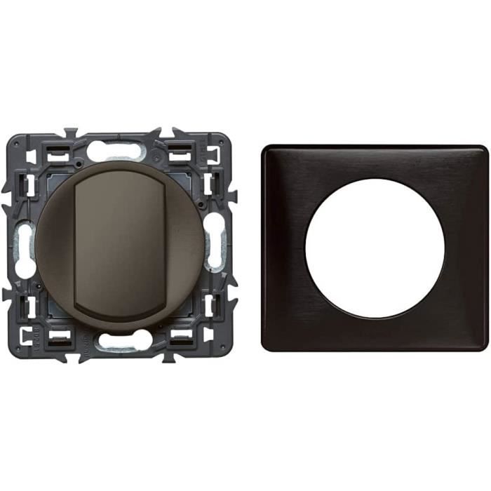 LI-099536 Céliane Interrupteur Simple, 250V, Graphite & 098851 Plaque ...