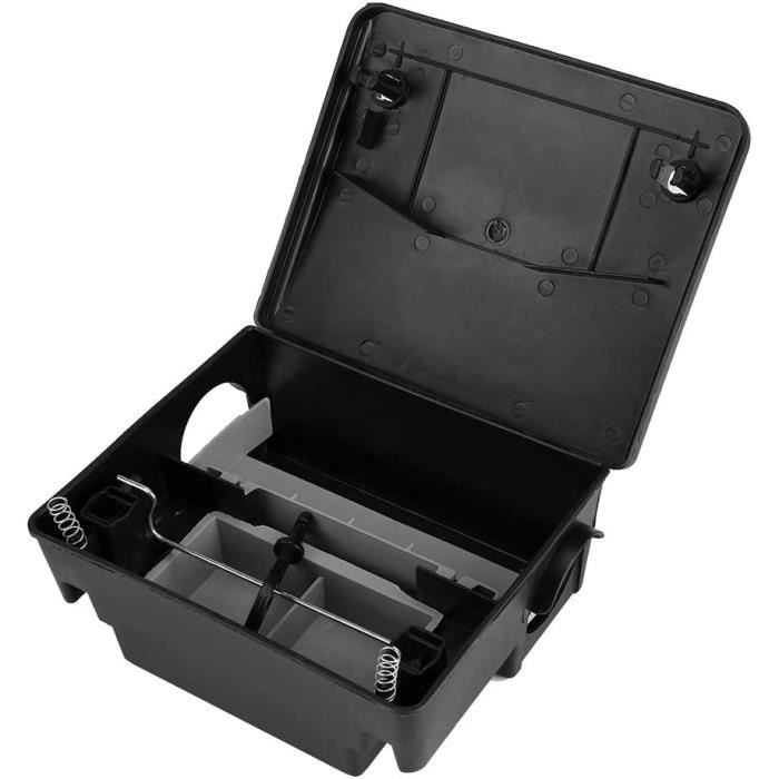 AJW-Rat Mouse Trap Station Bloc Appât Rongeur Boîte Case Piège Souris ...