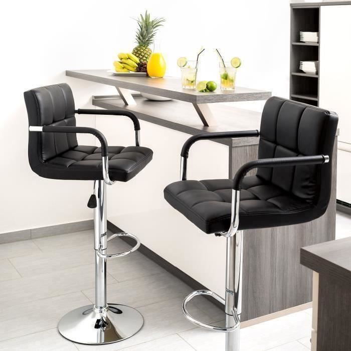 Chaise De Bar Avec Accoudoir
