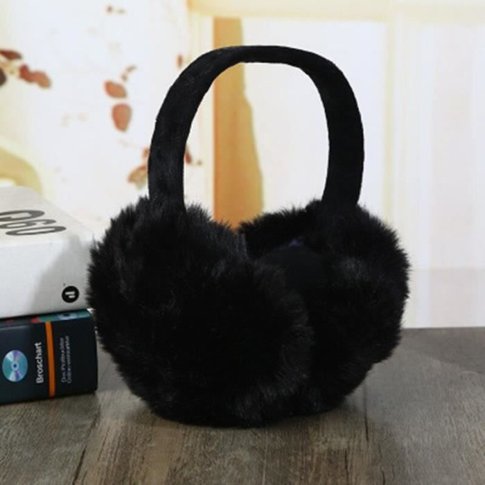 Cache-oreilles - Fausse fourrure de lapin - Pliable - Chaud - Pour ...