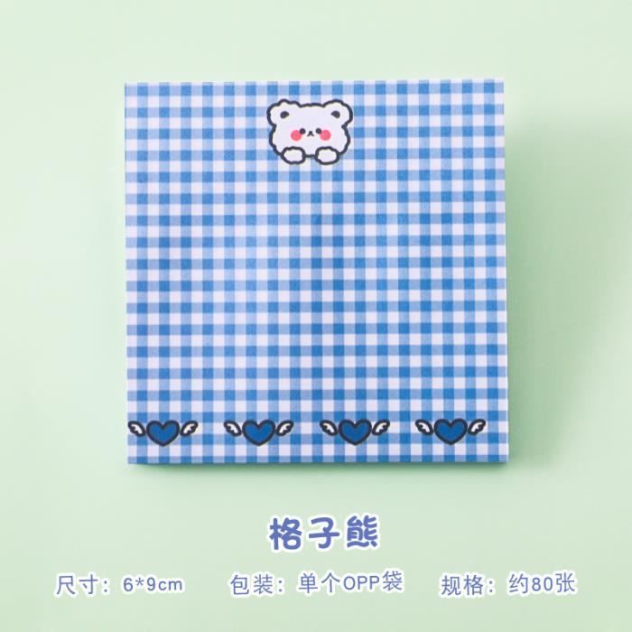 80 feuilles-ensemble Kawaii fille porte bonheur bloc Notes collant ...