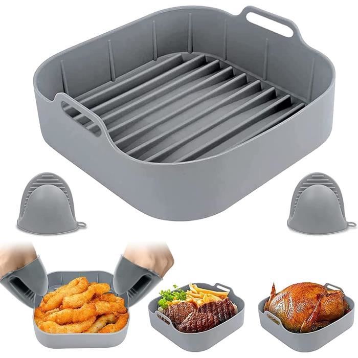 Moule En Silicone Friteuse À Air, Réutilisable Pot En Silicone Pour ...