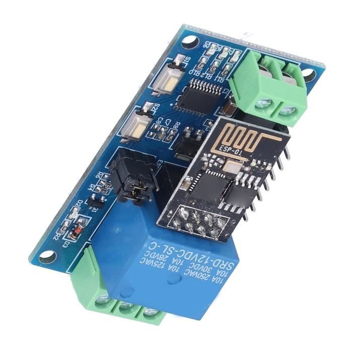 PAR - module de relais WiFi ESP-01 Module de relais 1 voie 2 modes de ...