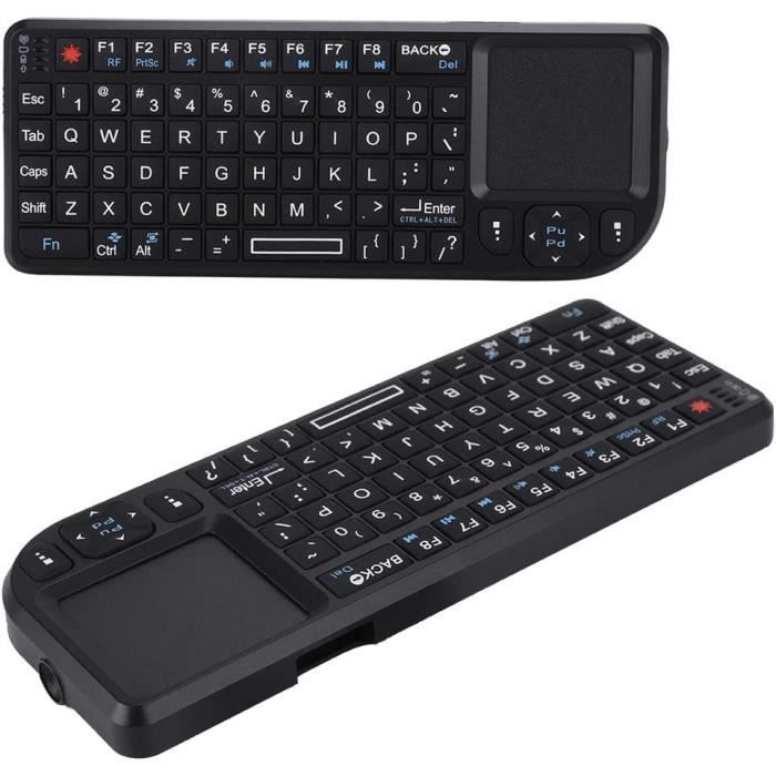 Mini Clavier Touchpad De 2,4 Ghz, Portable Clavier Usb Rechargeable ...