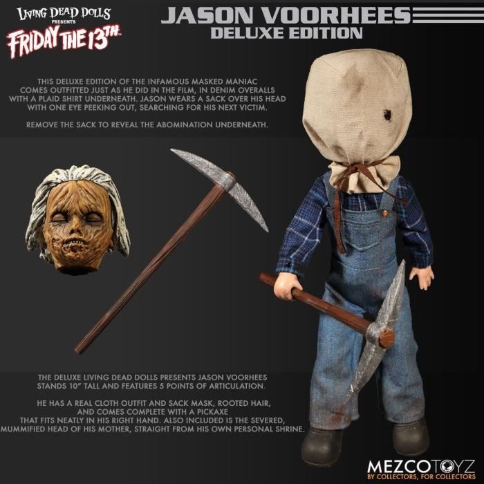 Mezco Deluxe Living Dead Dolls Jason Voorhees - Cdiscount Jeux - Jouets