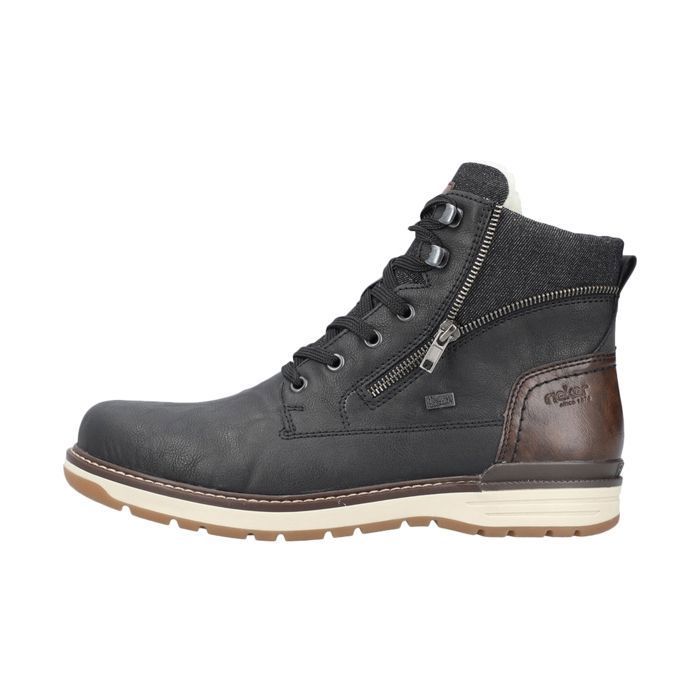 Bottines Rieker noir Noir - Cdiscount Chaussures