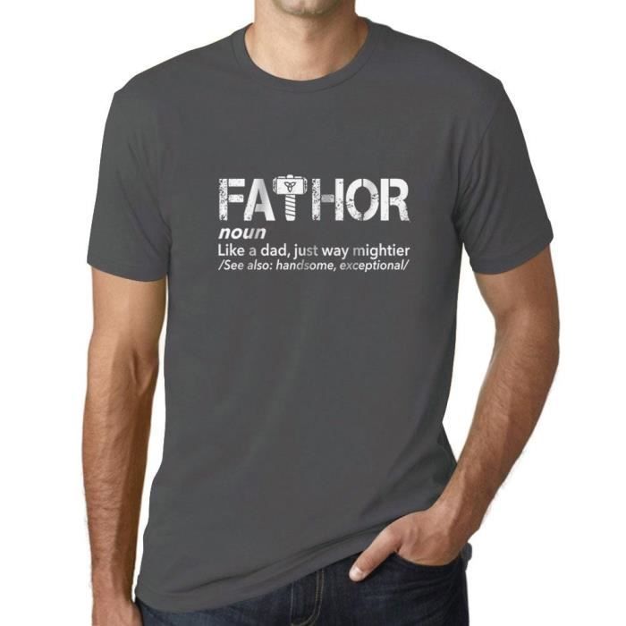 Homme Tee-Shirt Fa-Thor Comme Papa Mais Bien Plus Fort – Fa-Thor Like ...