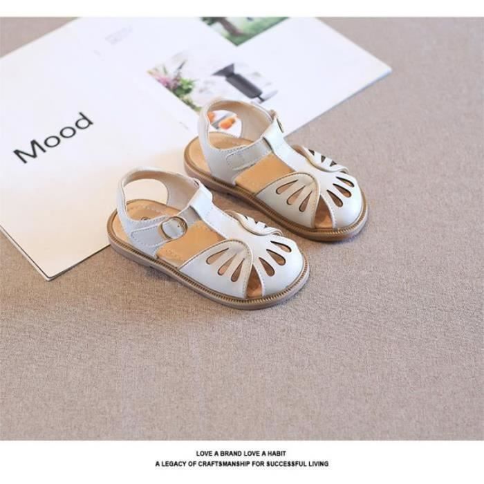 SANDALE - NU-PIEDS KJEHOME sandales en cuir pour filles semelle souple ...