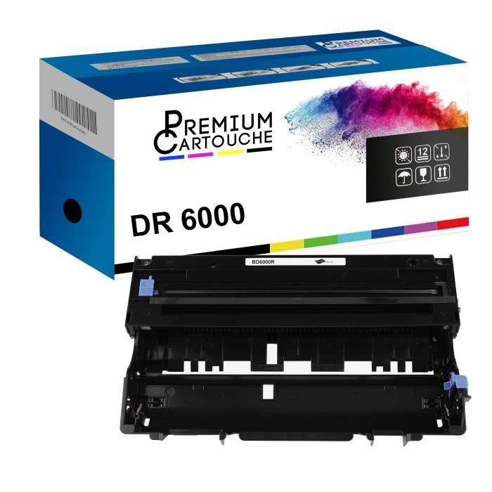 Tambour DR-6000 Compatible pour Brother DCP-1200-1400, HL-1030-1230 ...