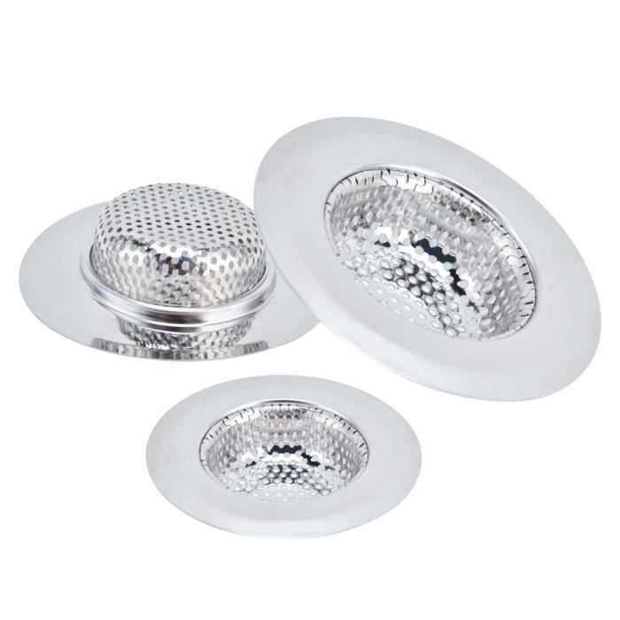 Qiilu Drain d'évier Évier de cuisine crépine drain de sol en acier ...