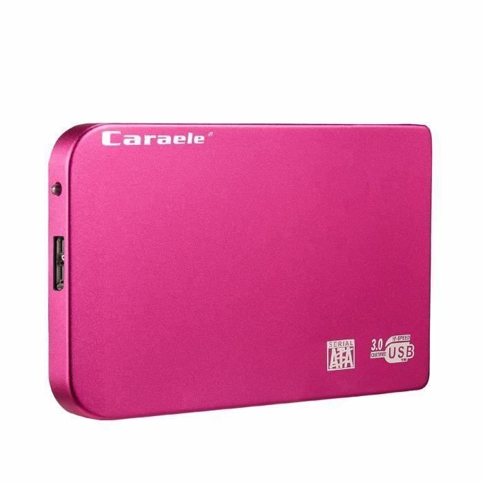 Disque dur externe Caraele H-6 HDD 500 Go USB30 - Rose,XT15292 ...