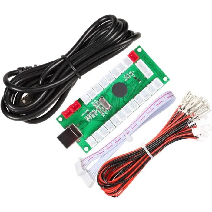 Zero Delay Arcade Usb Encoder Pc To Joystick Pour Windows & Linux & Mame & Raspberry Pi Retropie ...