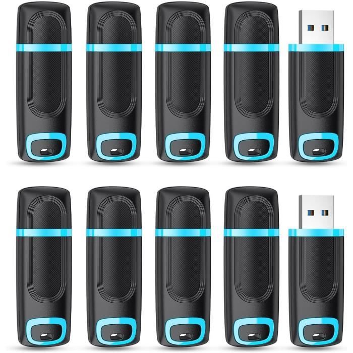 Lot De 10 Clé Usb 32Go, Cle Usb 32Go 2.0 Stockage Données Avec Lumière ...