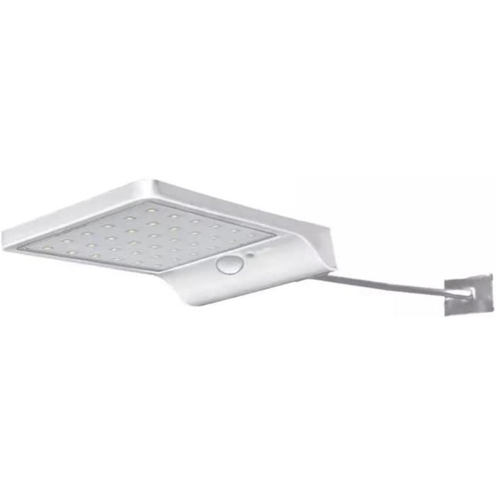 Applique Solaire Helios 36 Leds 7W 6500K Extérieur Ip67 Avec Bras ...