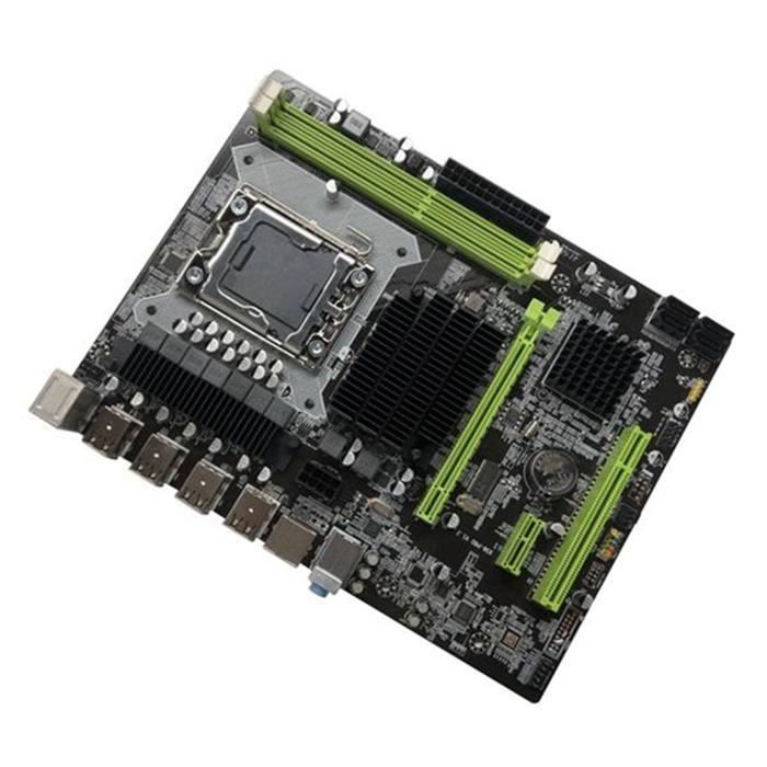X58 Motherboard LGA1366 Computer Motherboard with X5670 CPU+ Pad ...