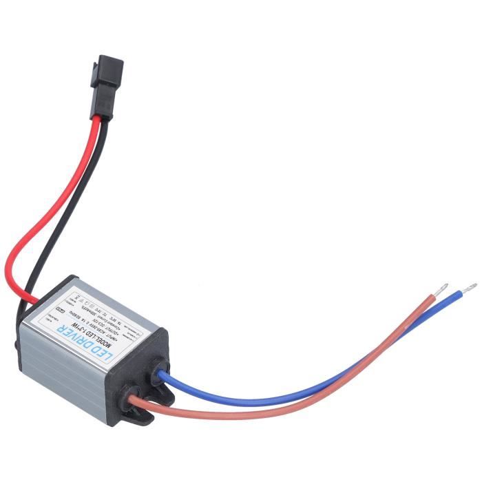 Pilote de LED - TBEST - AC85-265V à DC3-12V - 300mA - Aluminium - IP65 ...