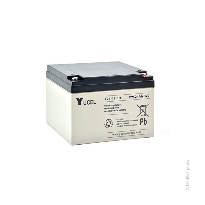 Yucel - Batterie plomb AGM YUCEL Y24-12IFR 12V 24Ah M5-F-Yucel ...