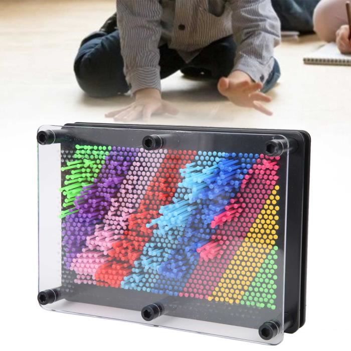 ZERODIS Enfants Pin Art Toy 3D Clone Pin Art Toy Pin Sculpture Board ...