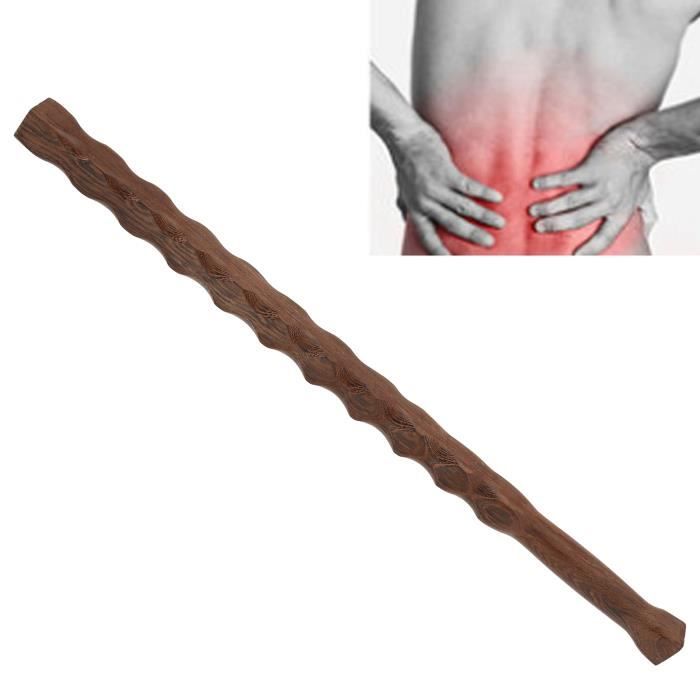 Zerodis Bâton à rouleau musculaire Bois Muscle Roller Sticks Body ...