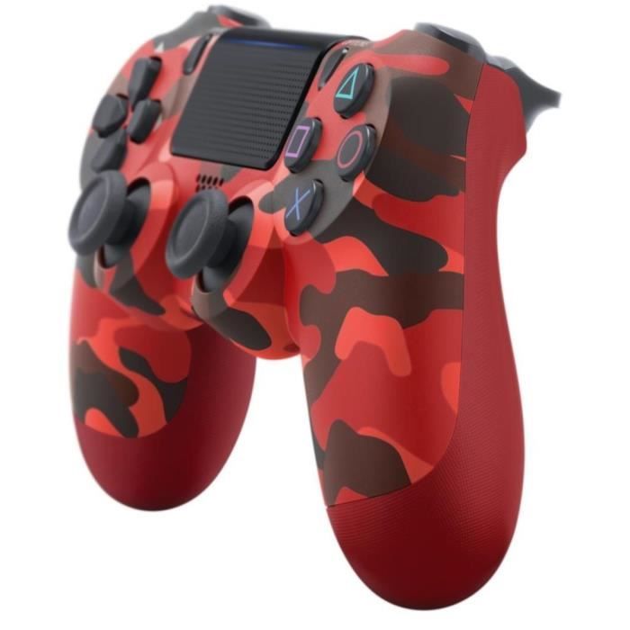 Manette PS4 DualShock 4.0 V2 Red Camouflage - PlayStation Officiel ...
