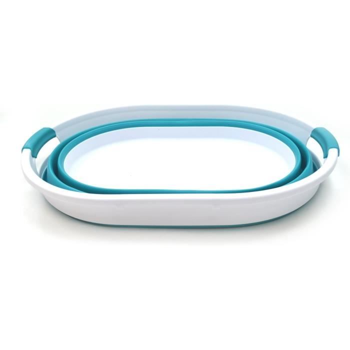 39 Litre Panier À Linge Pliable En Plastique – Panier Ovale-Panier De ...