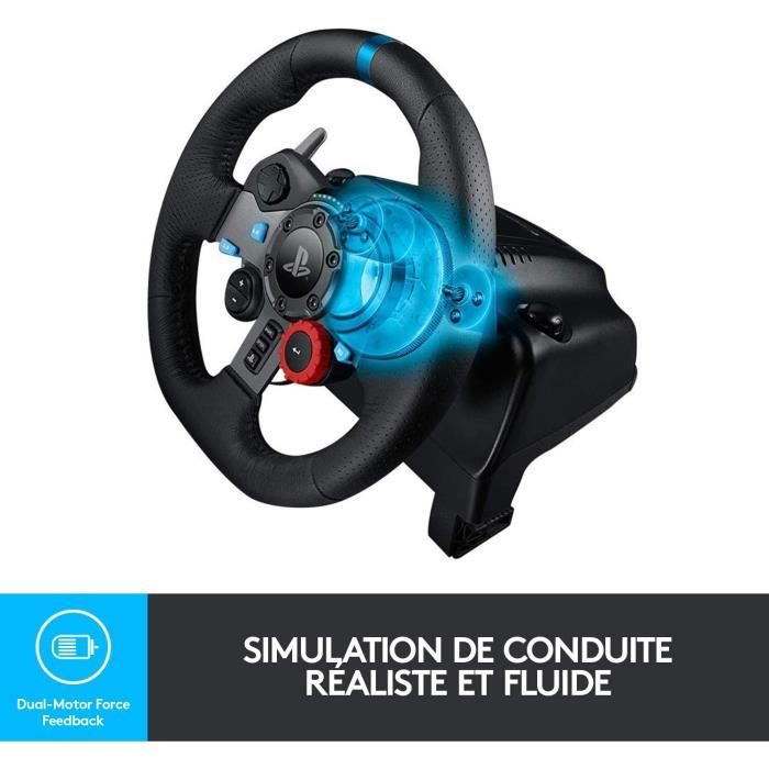 Logitech G29 Driving Force Volant de Course avec Pédales, Retour de ...