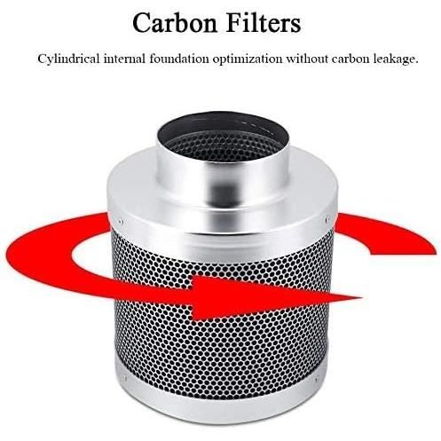 Filtre À Charbon Actif En Acier Inoxydable 4 Pouces, Extracteur De ...