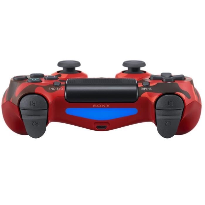 Manette PS4 DualShock 4.0 V2 Red Camouflage - PlayStation Officiel ...