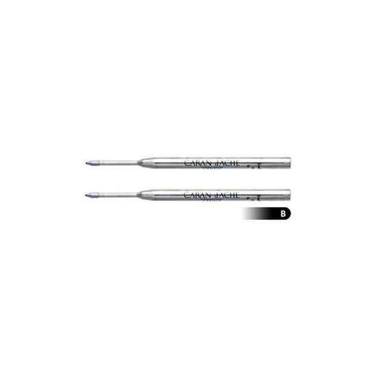 2 recharges - Cartouche - Stylo à bille - GOLIATH - Caran d'Ache - Noir ...
