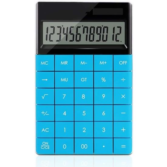 Calculatrice Bureau Plat Grand écran d'ordinateur Dual Power Calculator ...