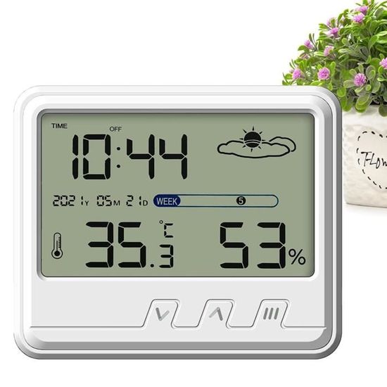Thermomètre Hygromètre Numérique Lcd - Mini Thermomètre Numérique ...