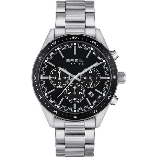 Montre Chronographe - BREIL - Fast - Argenté/Acier - Étanchéité 10 ATM ...