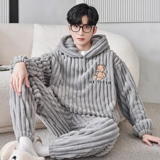 Ensemble de pyjamas - Glouton - Homme - Manches longues - Vêtements de ...