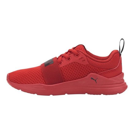 Baskets - Garçon - Puma - Wired Run - Rouge Rouge vif/noir - Cdiscount ...